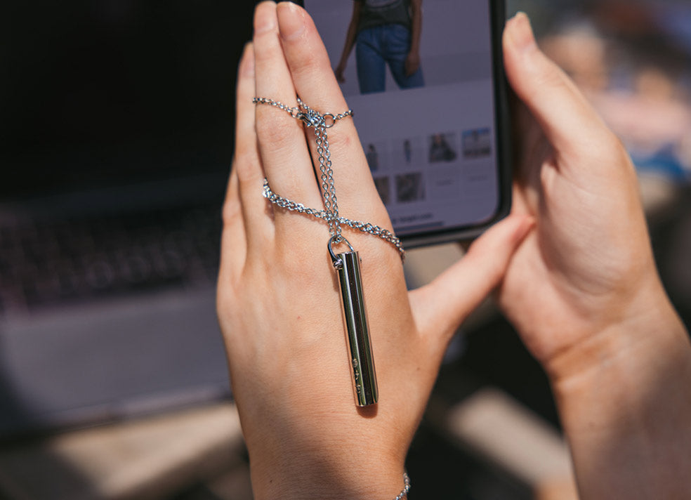 Overcoming Digital Addiction with a Breathing Necklace– Komuso Design